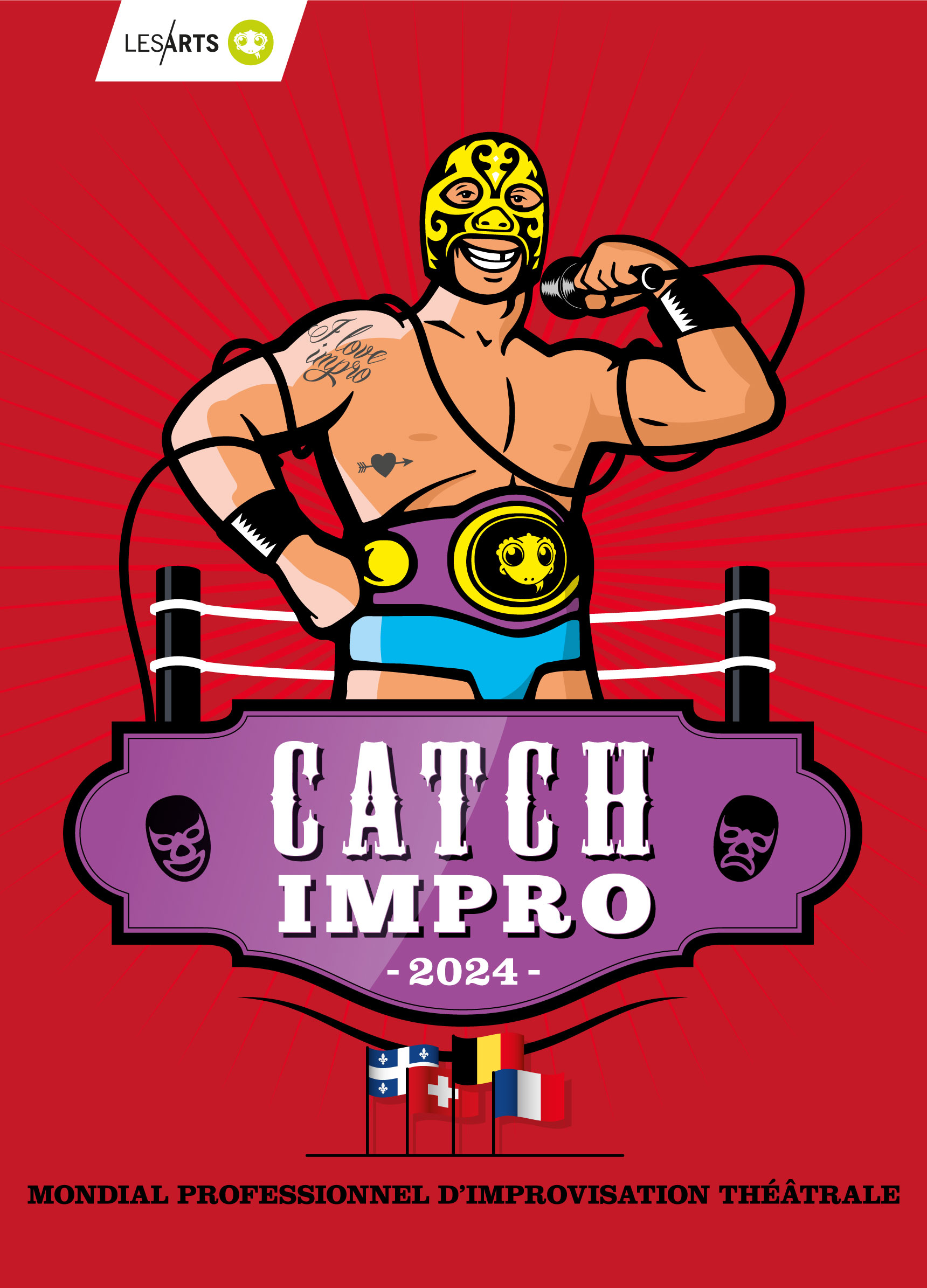 Catch Impro 2025 - 22ème mondial professionnel d'improvisation théâtrale - Compagnie lesArts